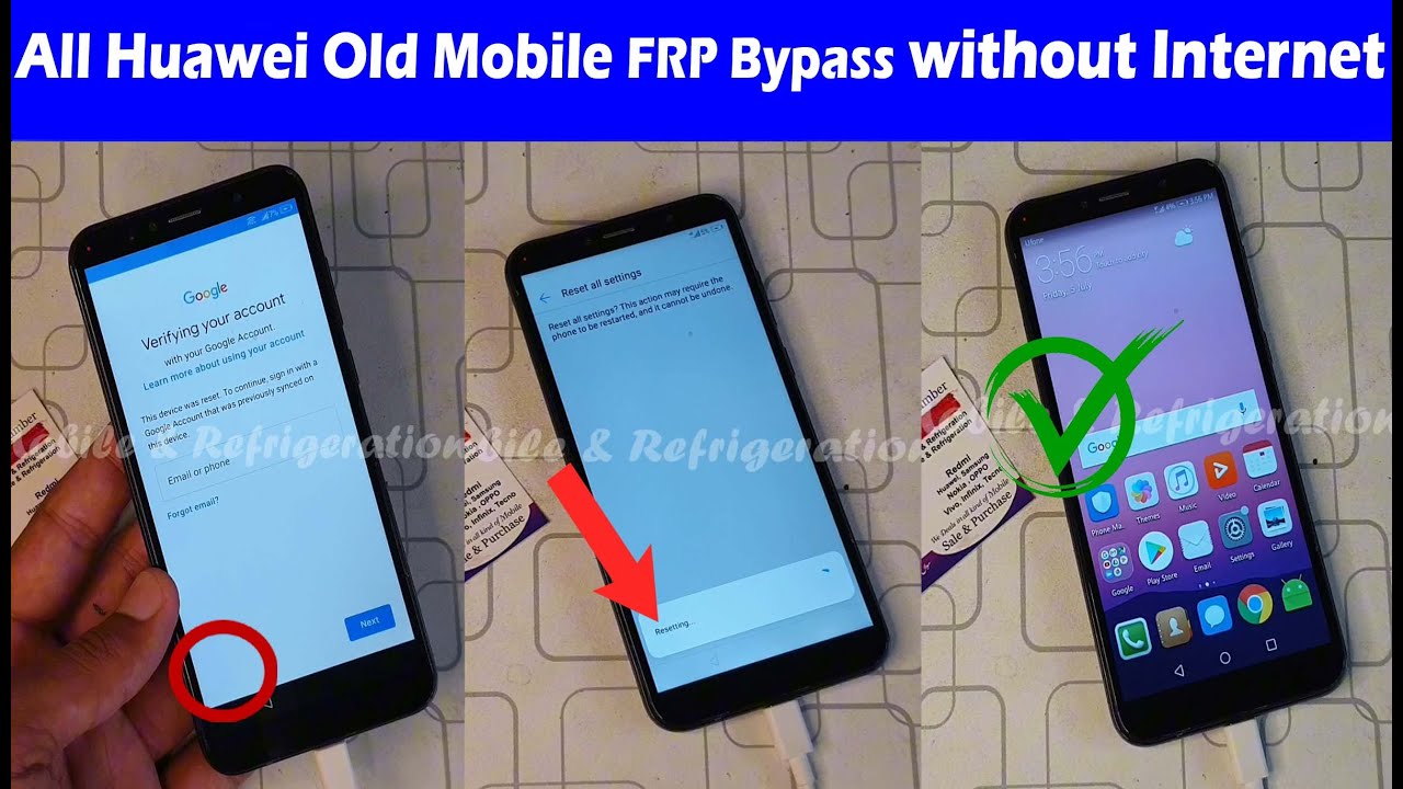 Huawei Y6 Prime 2018 (ATU-L3/L21/L22/LX1/LX2/LX3/LDN-L21/L22 FRP Bypass ...