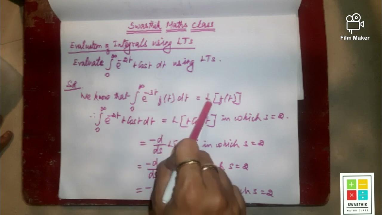 Laplace Transforms 31- Evaluation of Integrals using Laplace Transforms - YouTube