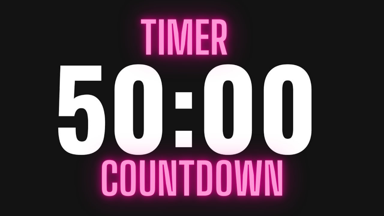 50 Minutes Timer Countdown ULTIMATE Study - 50 phút Đếm Ngược Học Tập ...
