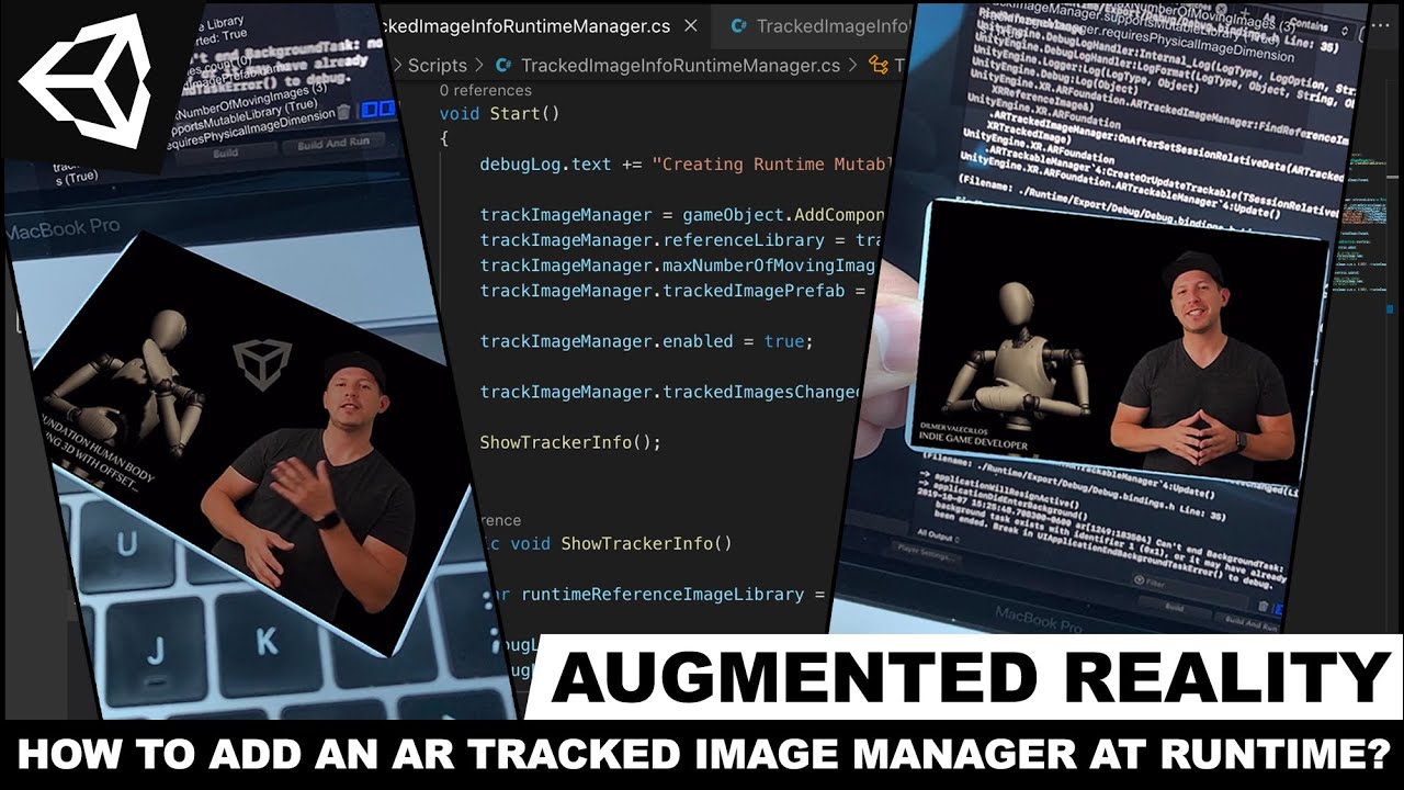 Unity3d With Ar Foundation How To Add An Ar Tracked Image Manager At Runtime Youtube