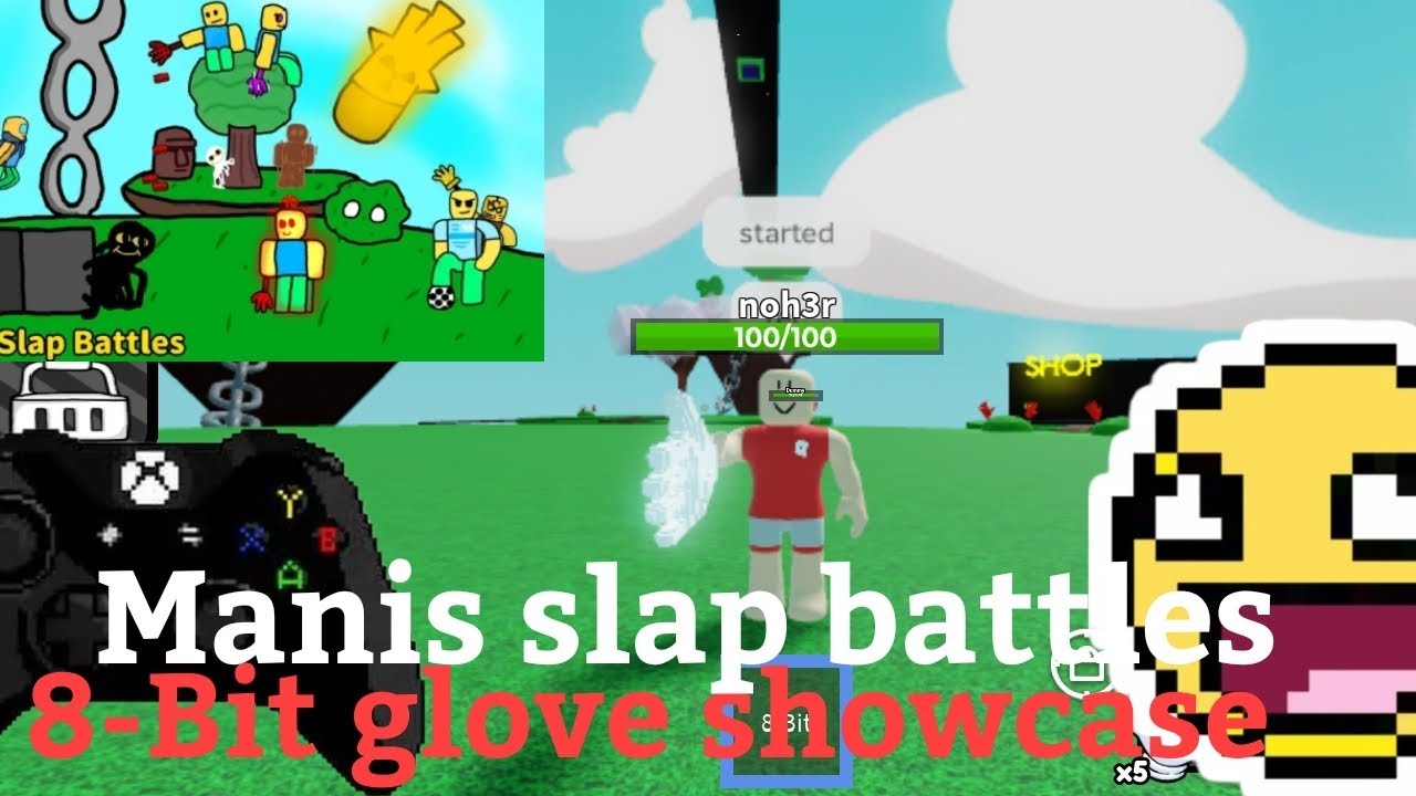 8-Bit glove showcase! |Manis slap battles - YouTube