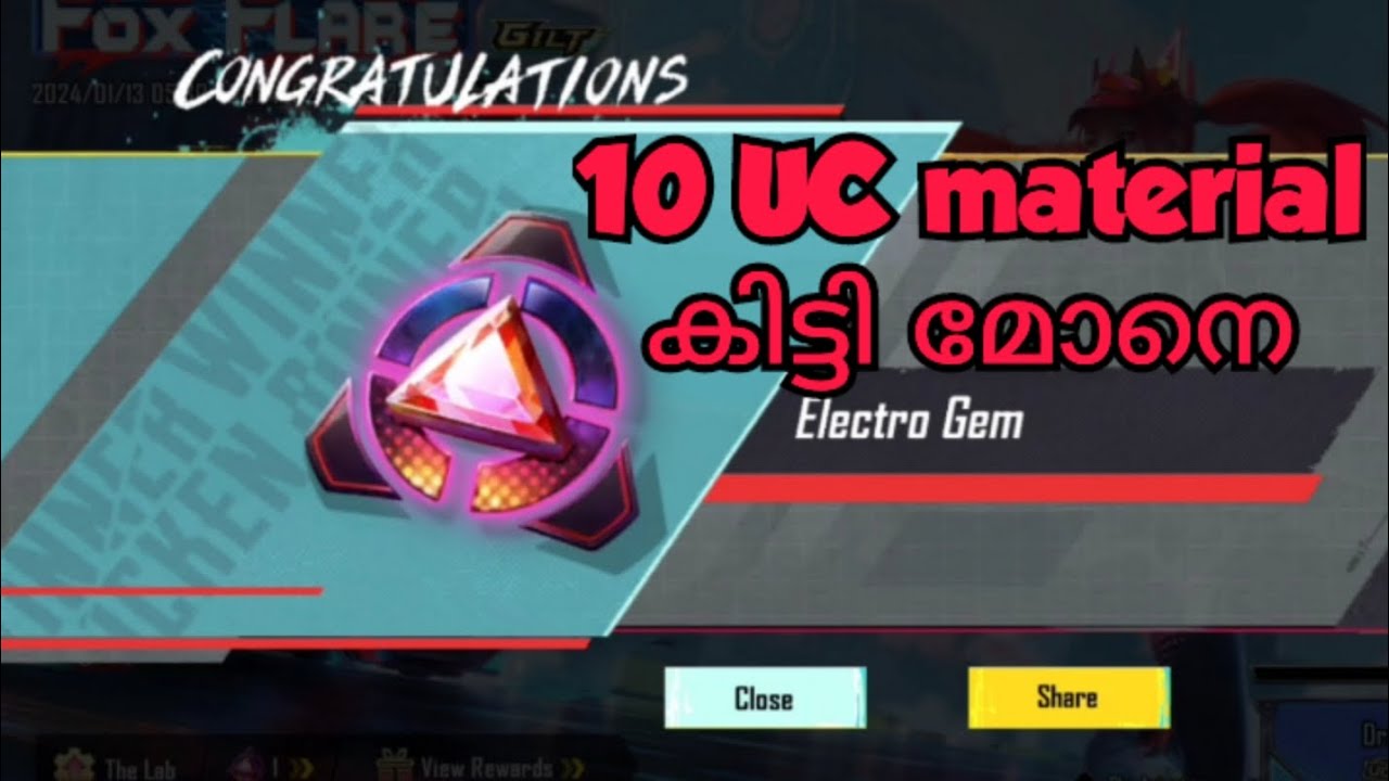 10 UC material കിട്ടി മോനെ #bgmi #material - YouTube