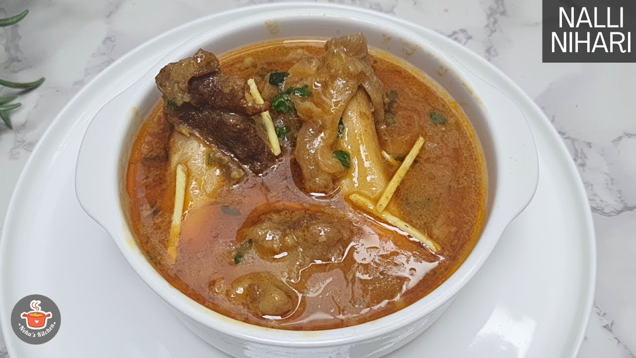 Mutton Nalli Nihari Recipe | Restaurant Style Nalli Nihari | मटन नल्ली ...