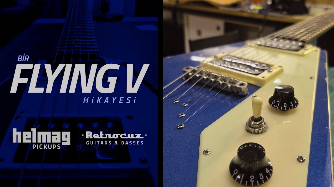 Retrocuz Dark Blue Flying V - YouTube