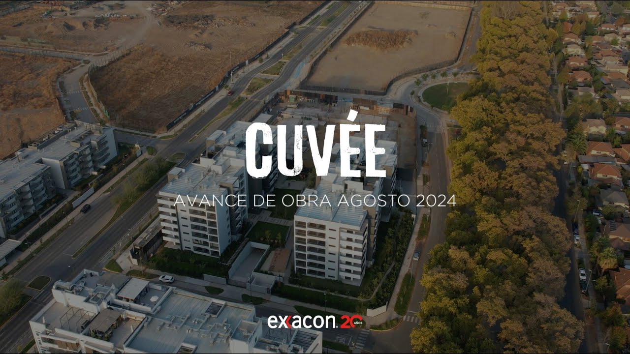 Avance obra Edificio Cuvée Peñalolén - Agosto 2024 - YouTube