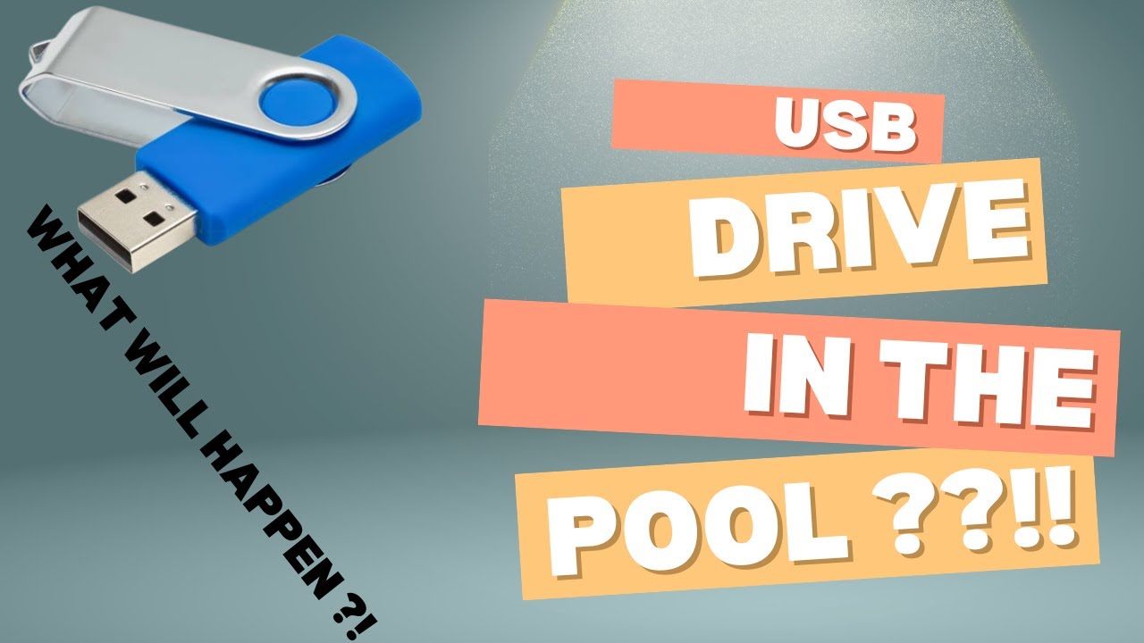 What Happens When You Soak A USB Flash Drive With Pool Water - YouTube