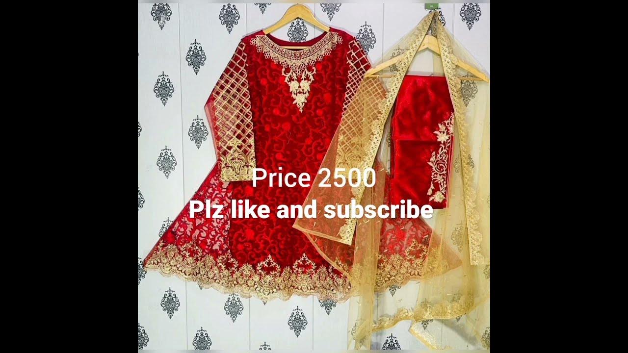 Beautiful Net Embroidery Frok Girls Eid Collection 2023 Onlineshopping Eiddress Ladiessuits