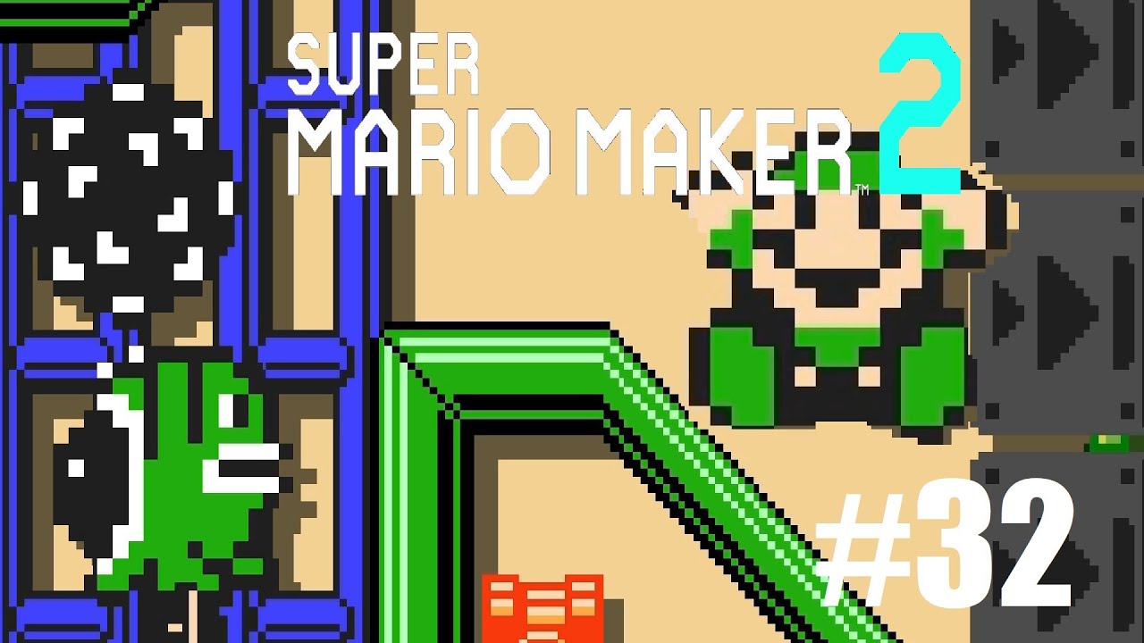 Super Mario Maker 2 - Gameplay Part 32 Fishy Boopkins (Spike) and Pokey ...