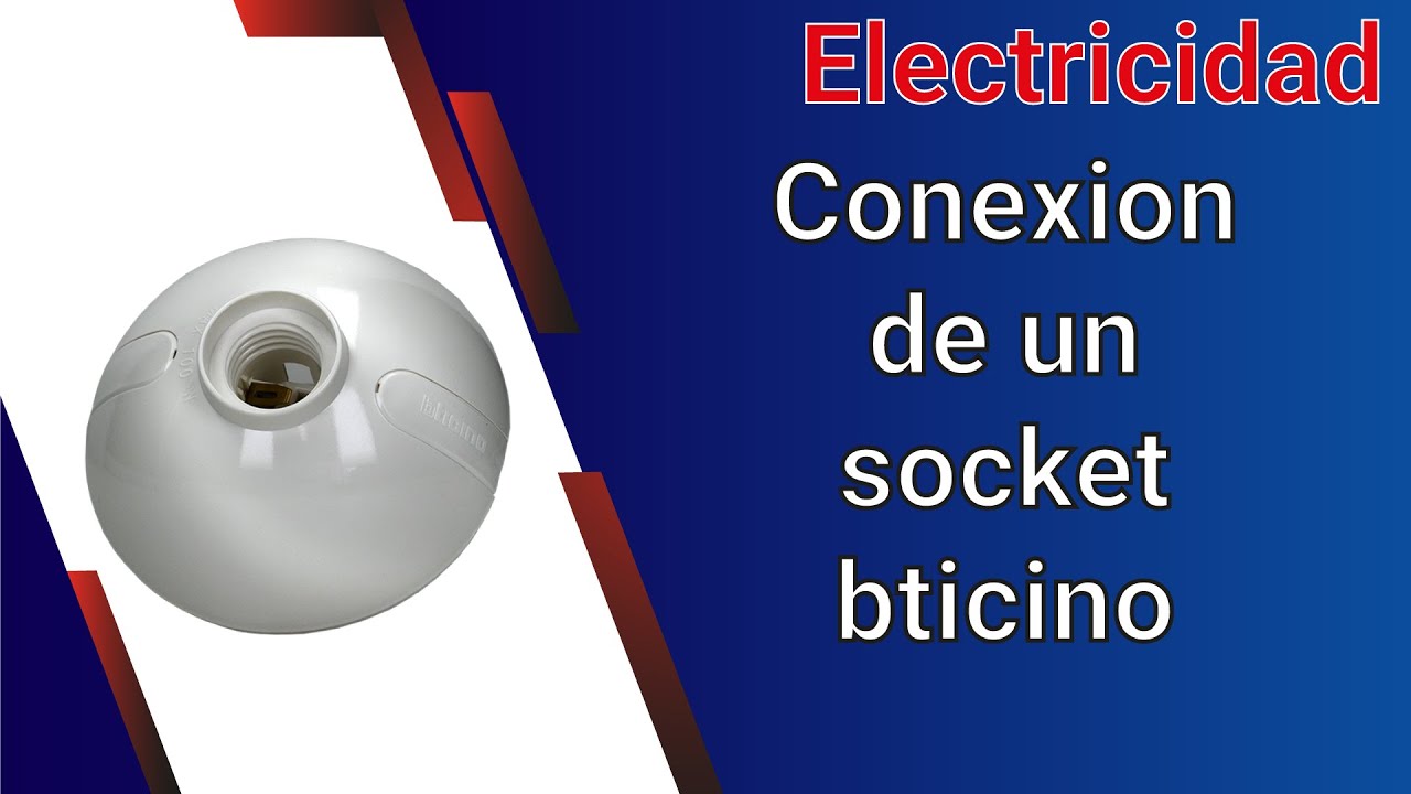 Como colocar un socket btcino de manera correcta | Curso de una ...