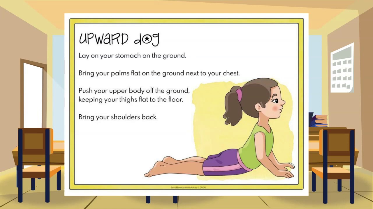 Yoga at School #2 (Floor Poses 7 Mins) - YouTube