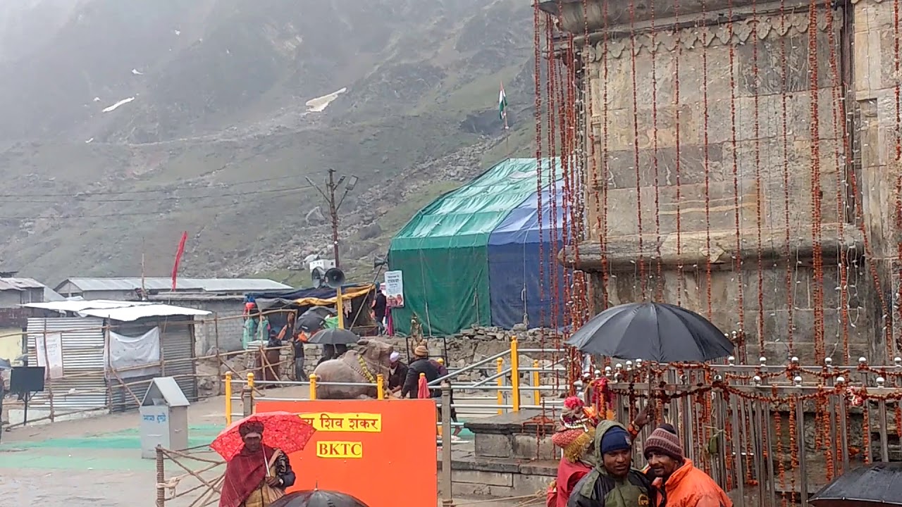 LIVE kedarnath temple darshan 2017 2018 2019 live surrounding song ...