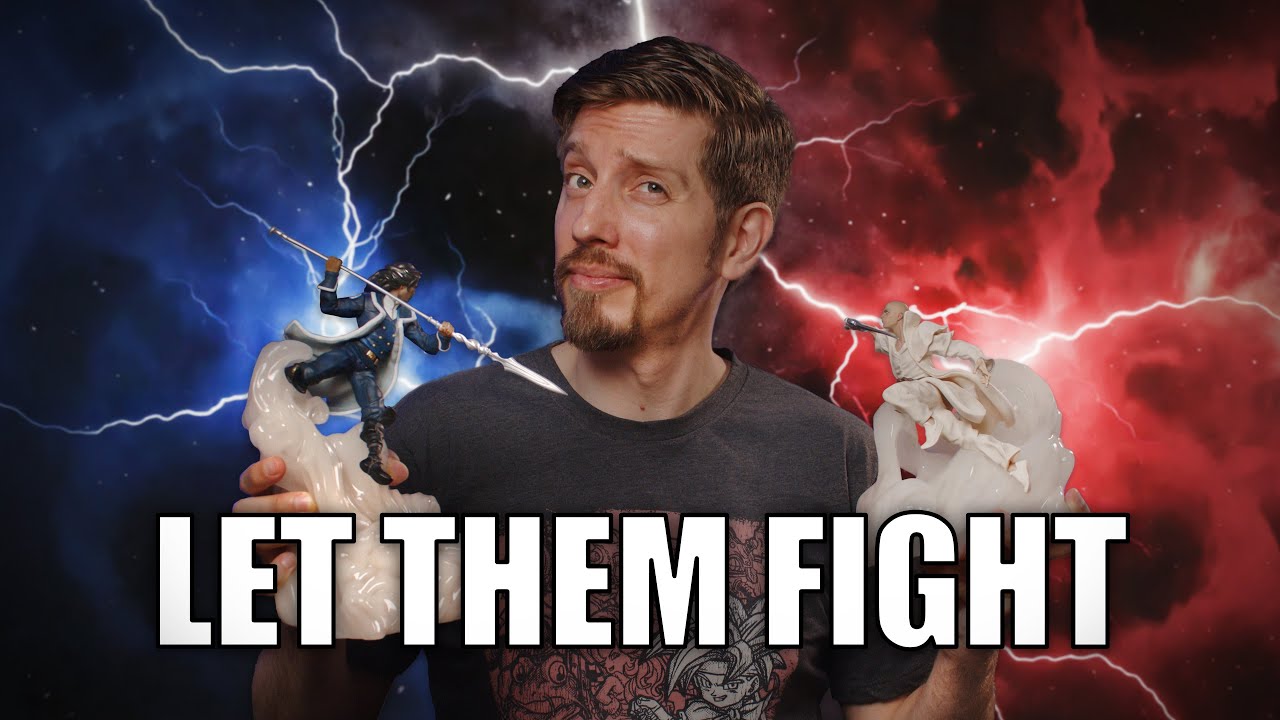 Kaladin vs. Szeth Clashing Storms Statue | Cinematic Review - YouTube