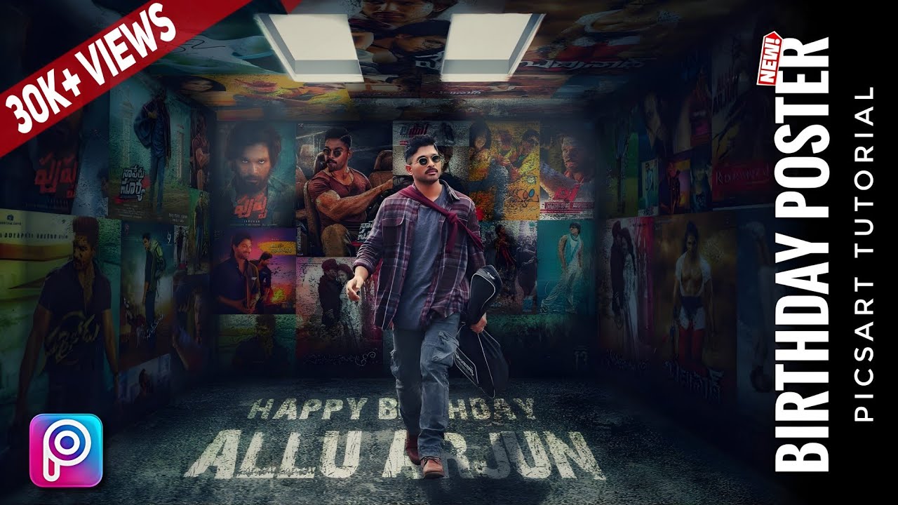 Birthday CDP editing Tutorial | Picsart Birthday CDP Poster Design ...