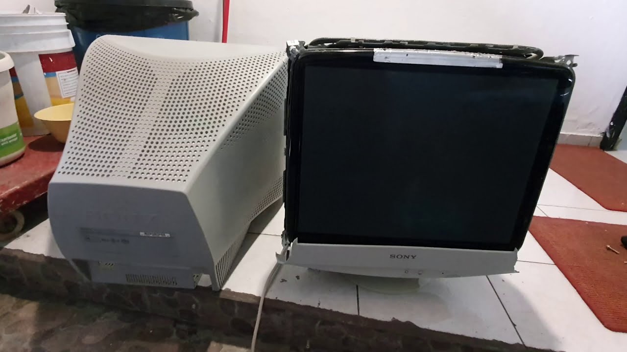 Monitor crt Sony Multiscan E540 (llega roto)🥴 - YouTube