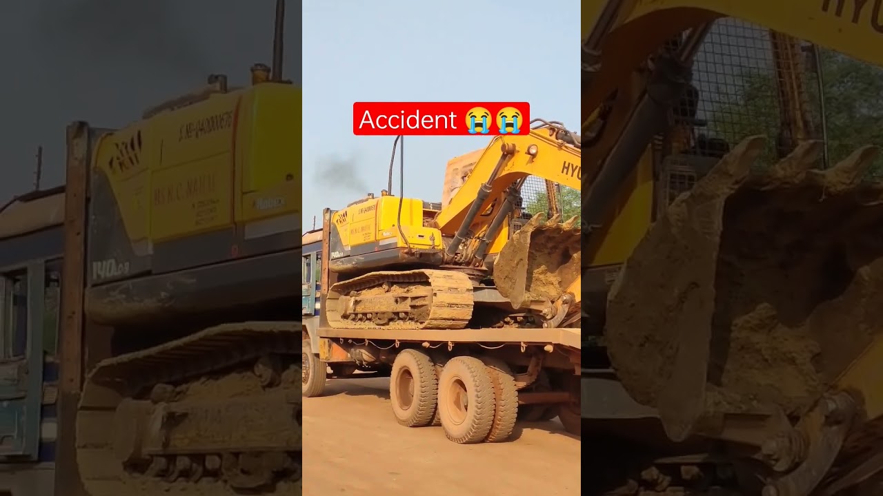 Big Jcb Backhoe Accident | Jcb Excavator | JCB 3DX - YouTube