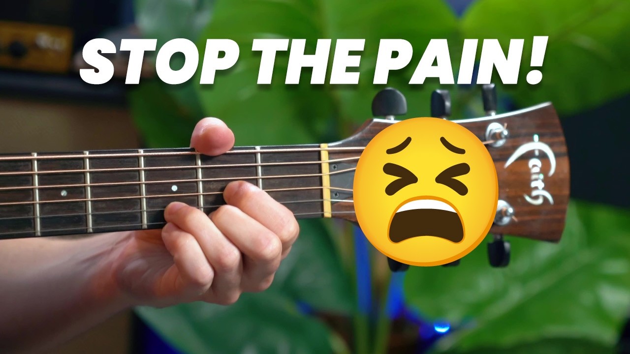 5 Ways to Help Finger Pain for Beginner Guitar - YouTube