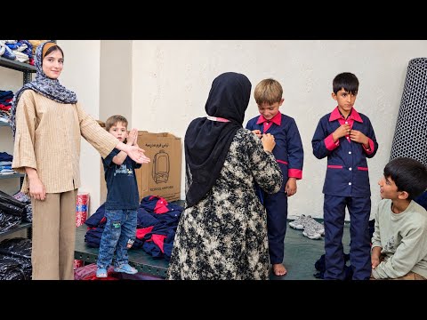 After a day full of sadness, it was time to buy the children's school clothes; Umm al-Baynin s