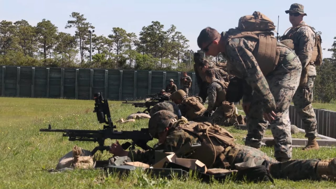 Watch U.S. Marines dominate with M240B machine guns in MRE 1-23 - YouTube