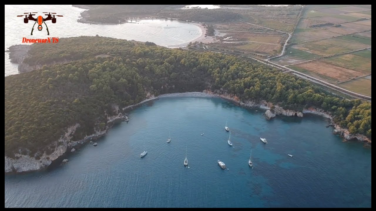 ΠΡΕΒΕΖΑ 2019 ΣΚΑΛΑ ΠΑΡΑΛΙΑ PREVEZA SKALA BEACH AERIAL VIEW DJI SPARK ...