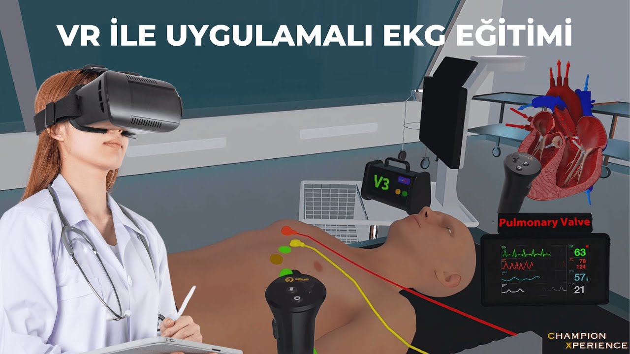 VR ile Uygulamalı EKG Eğitimi | #ECG #EKG #medikal #VR #doktor #hemşire #eğitim #tibbi #hastane ...