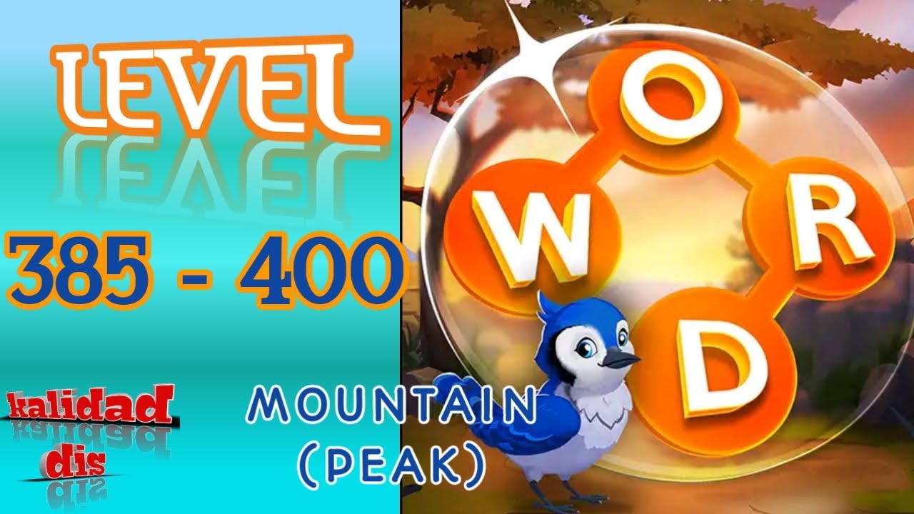 WORDSCAPES PUZZLE GAME | level 385 - 400 answers | Kalidad Dis - YouTube