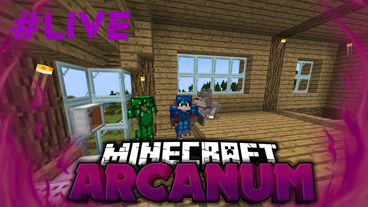 🔴Minecraft Arcanum / Talken, Bauen / HeroCrafter🔴 - YouTube