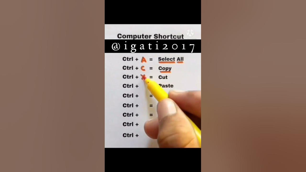 Computershortcutkeys Computerknowledge Computereducation Computershortcuts Youtube