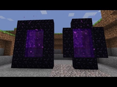 Minecraft - Costruire un portale per il nether - YouTube