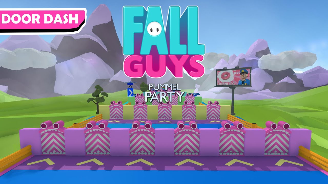 Fall Guys: Door Dash - Pummel Party [Minigame] - YouTube