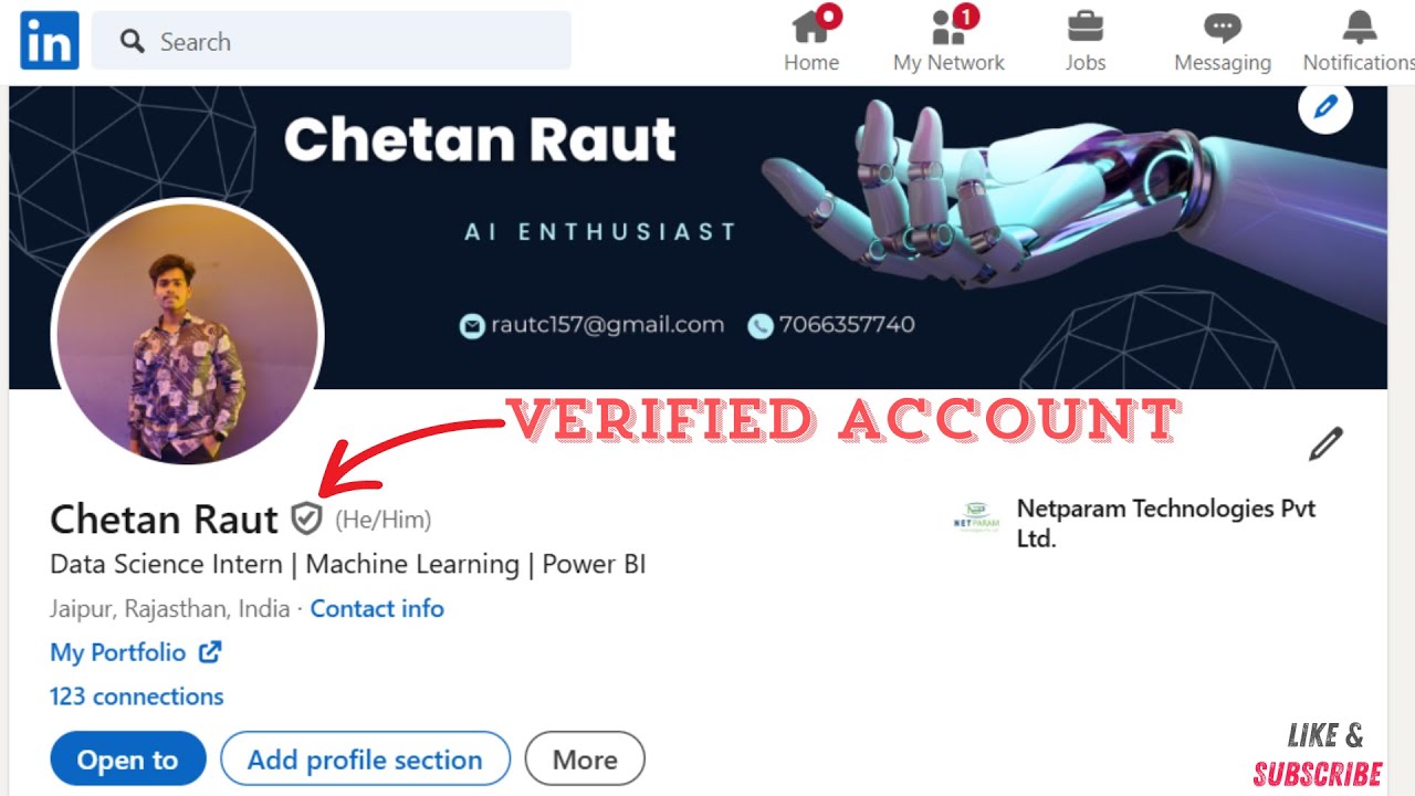 How to verify/Get Verified badge on LinkedIn profile for Free - YouTube