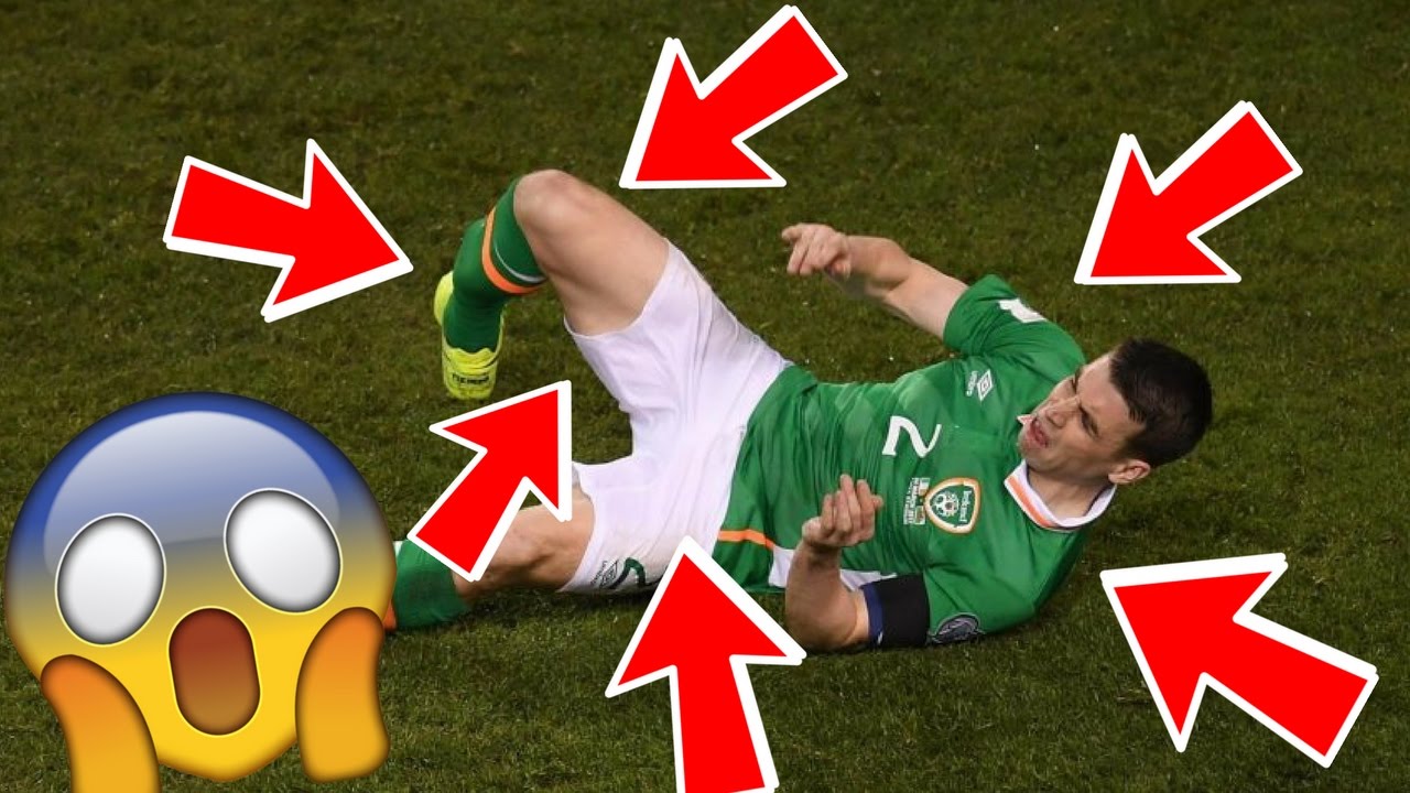 Neil Taylor *Horror* Challenge on Seamus Coleman (Broken Leg) - YouTube