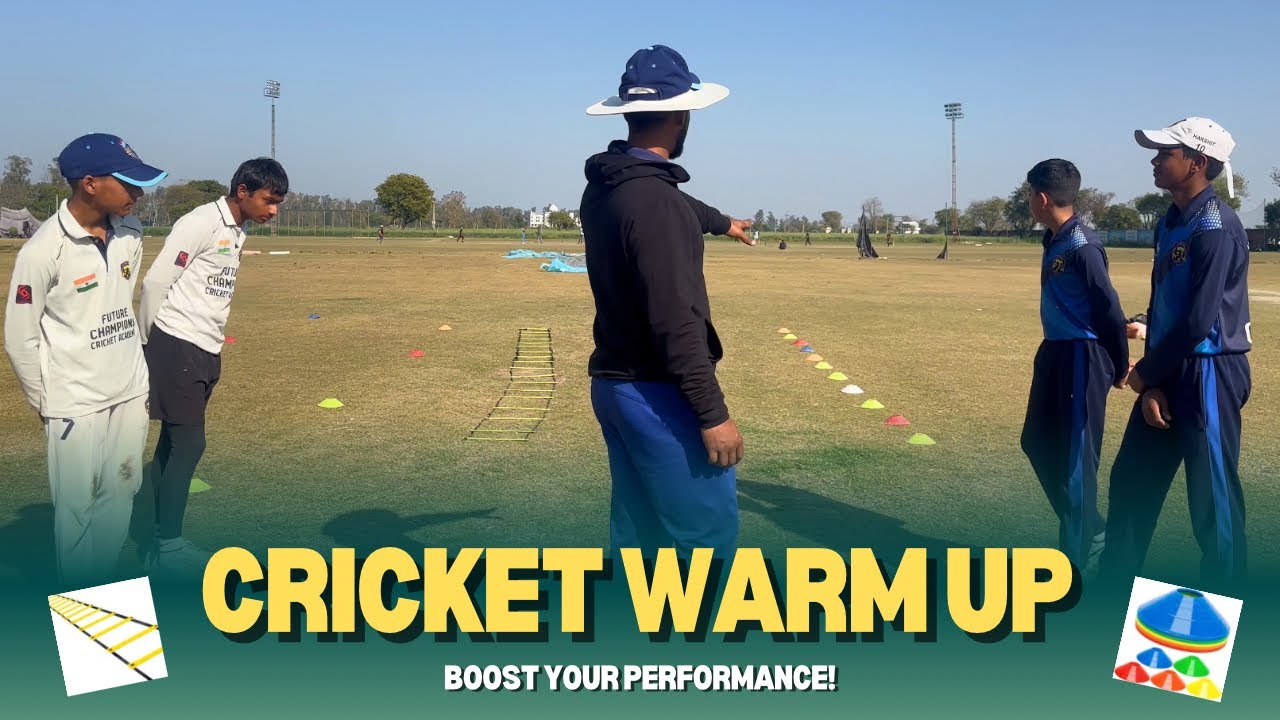 CRICKET WARM UP DRILLS | GET READY TO PERFORM AT YOUR BEST!🔥 - YouTube
