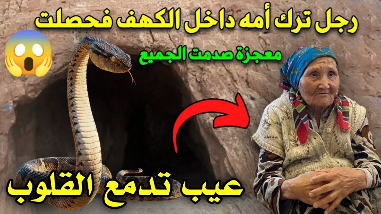 شاهد قصة أم طردها أبنائها في الشارع وذهب للعيش في كهف ولكن وجدت معجزة
