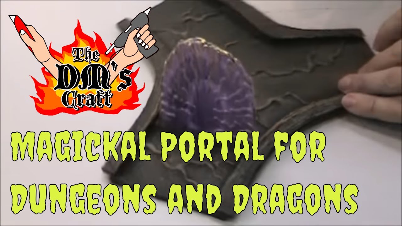 DIY MAGICKAL PORTAL for Dungeons and Dragons (Short Tip, Ep 4) - YouTube