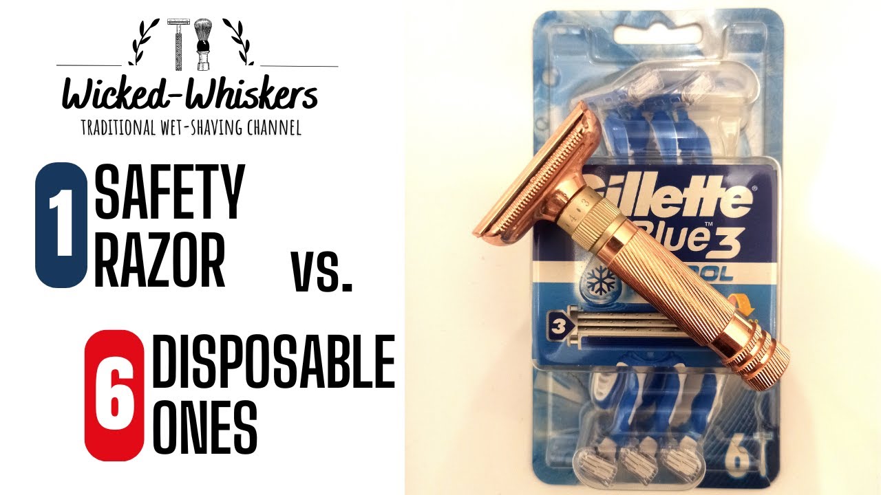 Safety razor vs. Disposable razor - Fair 1:6 fight - YouTube