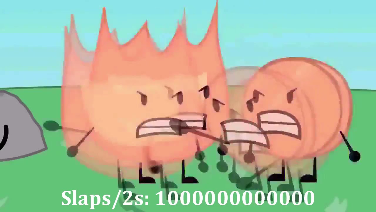 Firey And Coiny Slaping Each Other 10^^10 Times! - YouTube