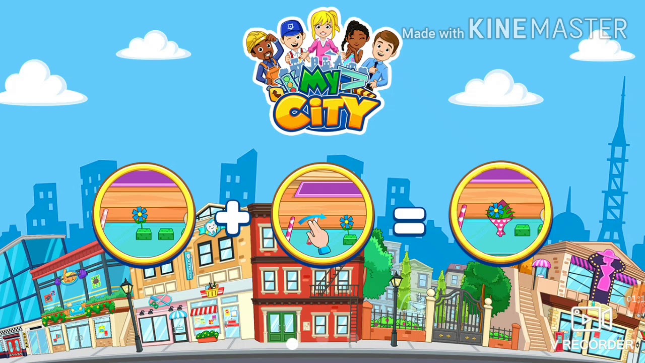 My city love story kids game my city games - YouTube