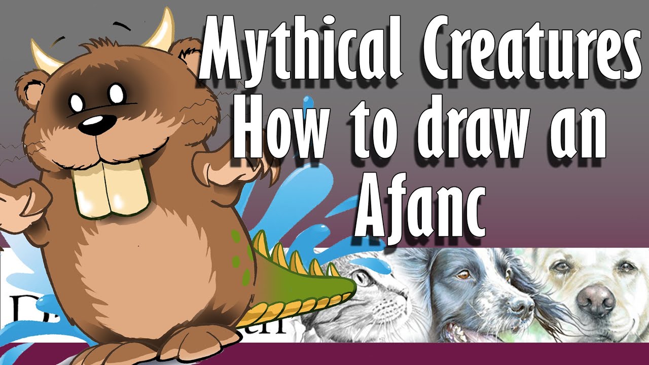 Mythical Creatures How to draw an Afanc - YouTube