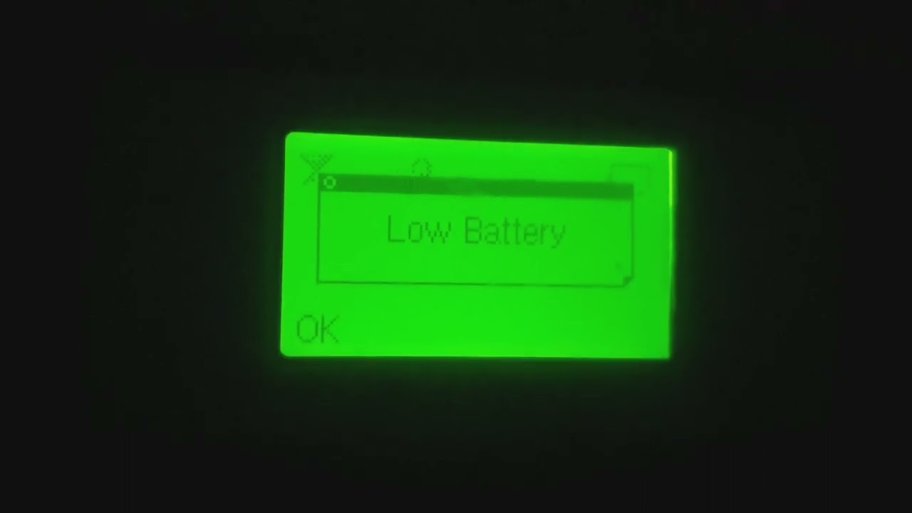 LG-NORTEL LSP-430 Battery low and empty - YouTube