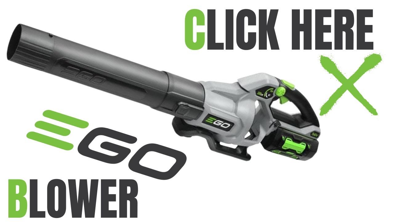 How To use EGO 56V Electric Blower. Using a cordless blower for the ...