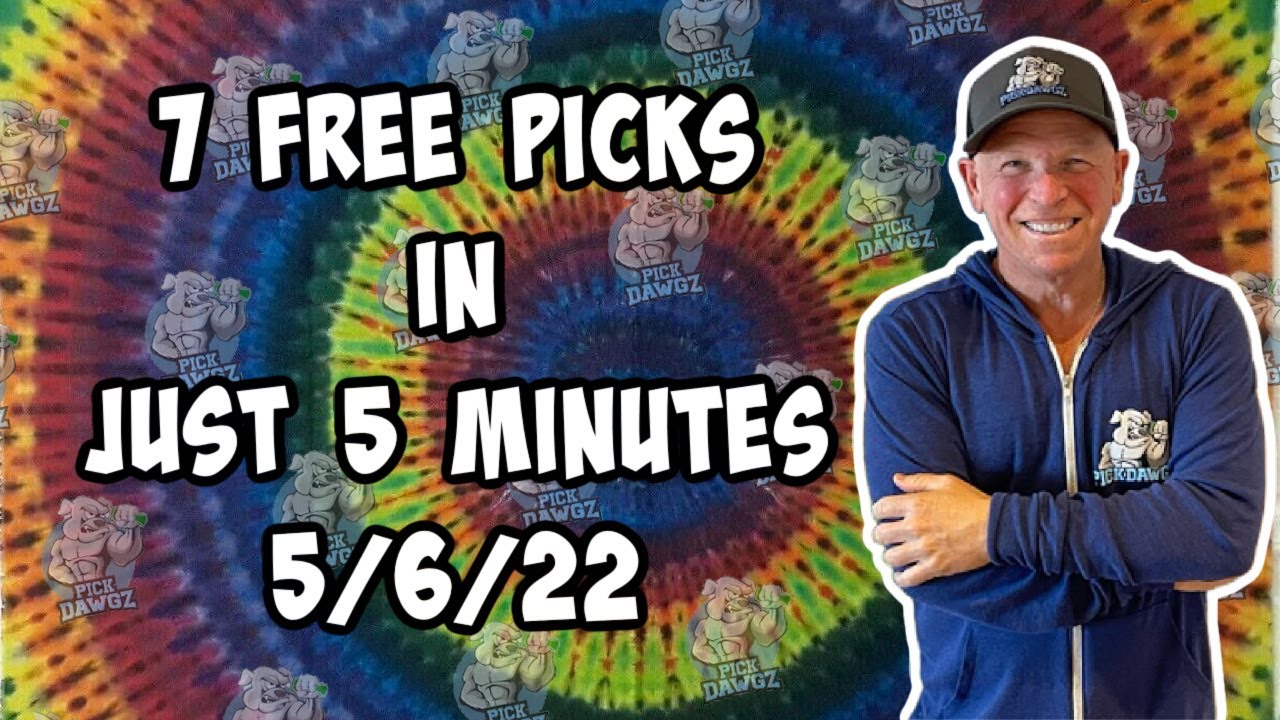 7 Free Sports Betting Picks and Props Friday 5/6/22 NBA MLB NHL - YouTube