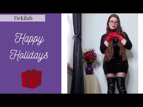 Happy Holidays from Dekilah feat. Thigh High Boots - YouTube