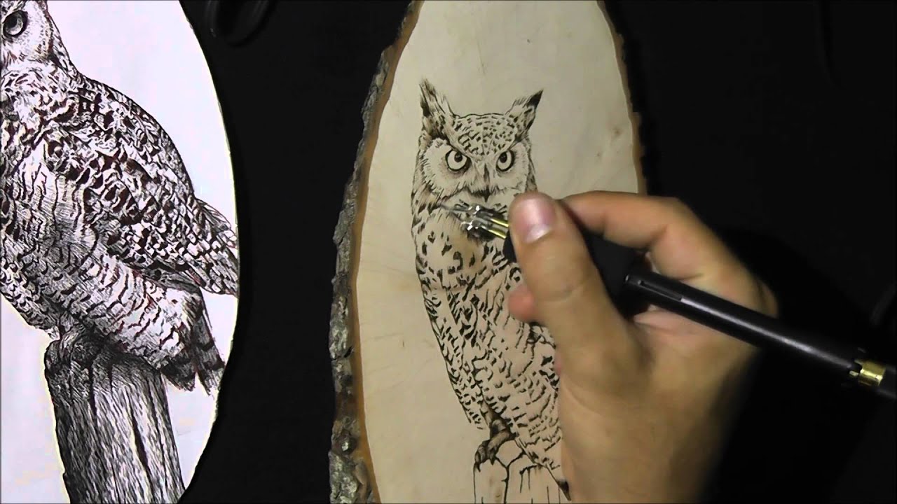 Pyrography project 54 - YouTube