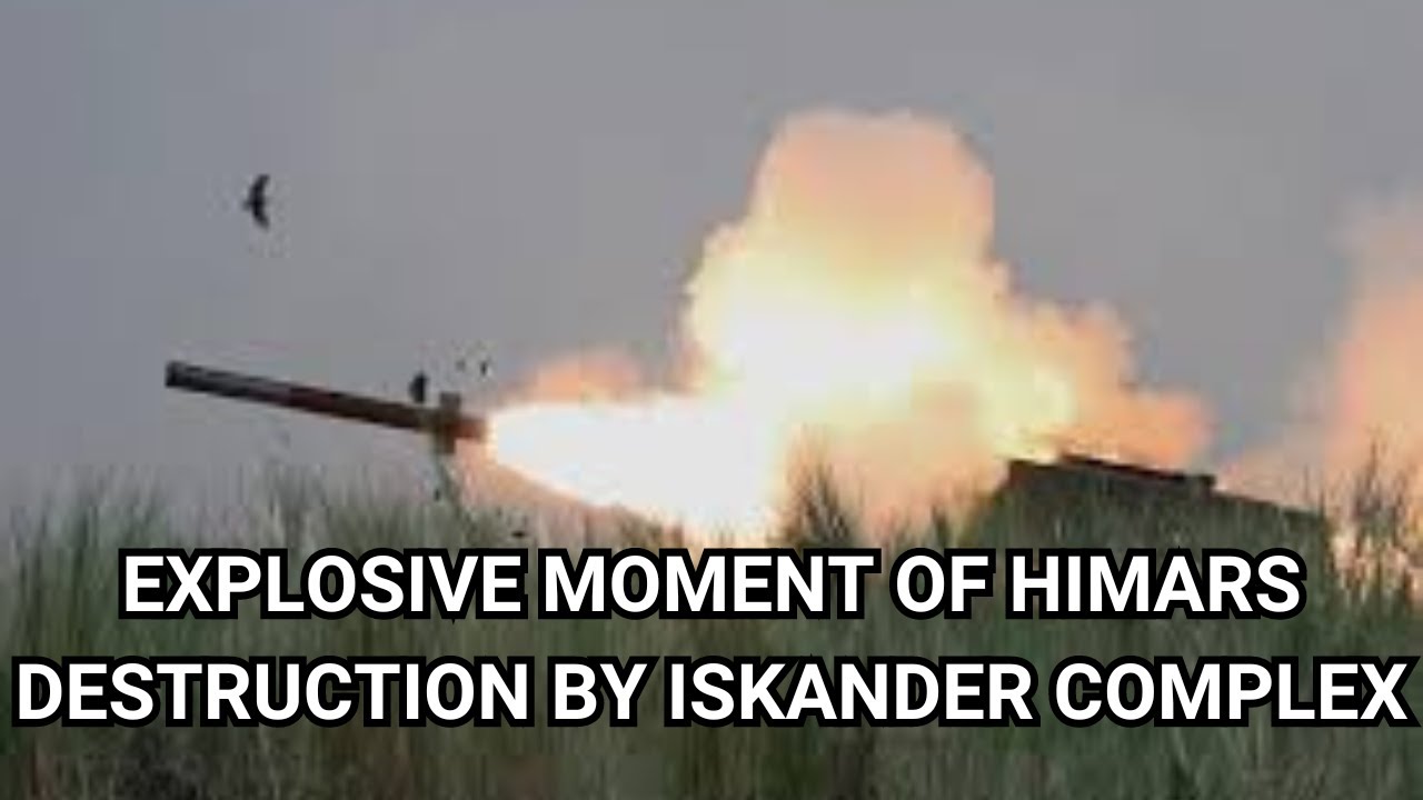 Explosive Moment of HIMARS Destruction By Iskander Complex - YouTube