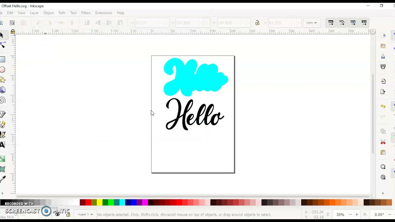How To Do Offset In Inscape To Use In Cricut Design Space Tutorial How To Do Offset In Inscape To Use In Cricut Design Space Tutorial