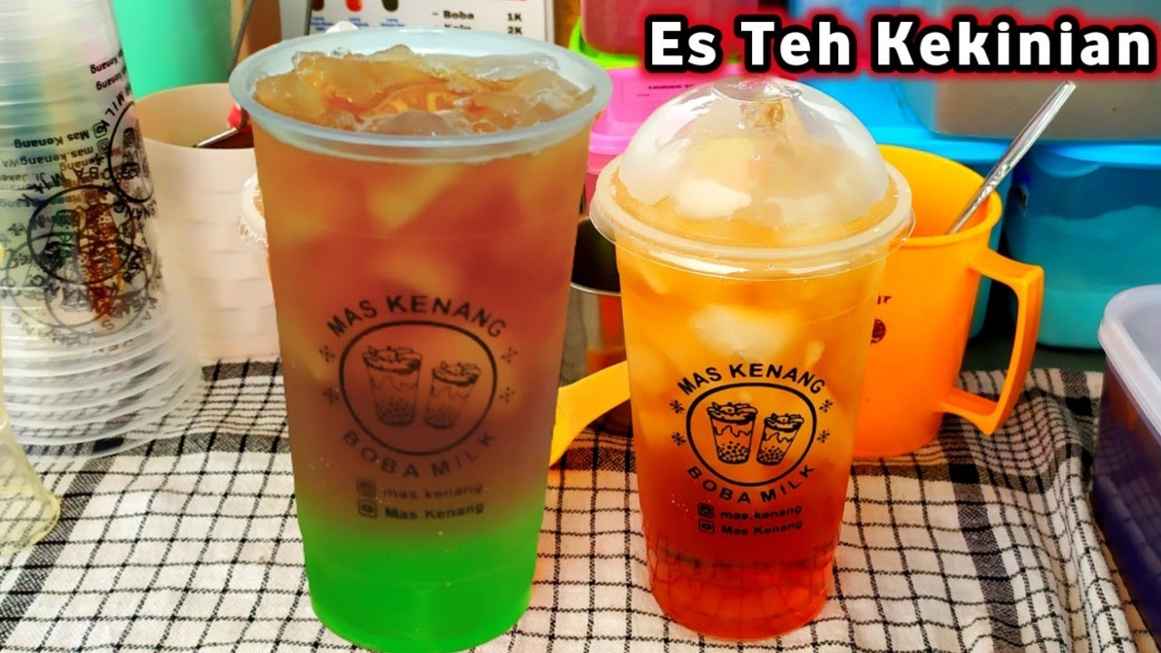 Es Teh Kekinian || ide usaha modal kecil menjanjikan - YouTube