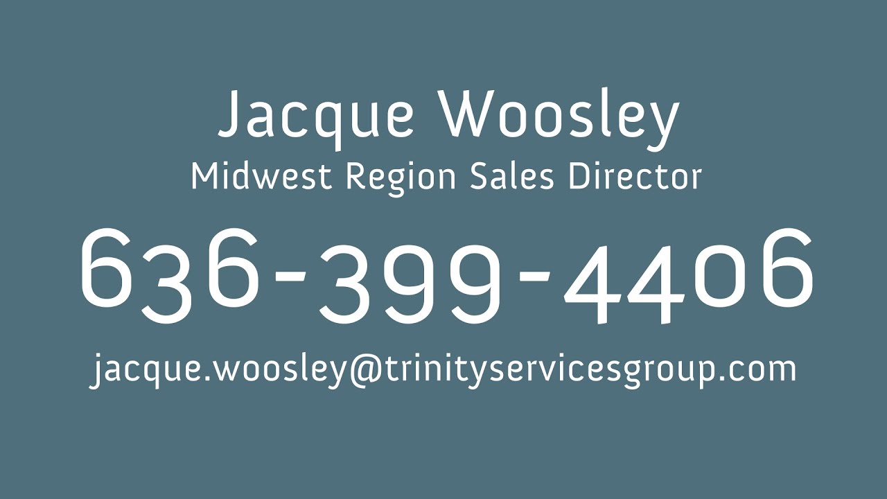 Trinity Services Group - Jacque Woosley - YouTube
