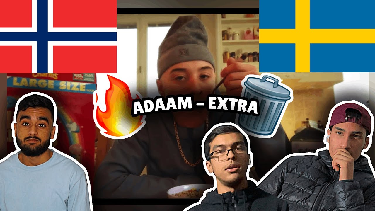 Norwegians React To (Swedish Rap) Reacting Til ADAAM - EXTRA (GrindTape ...