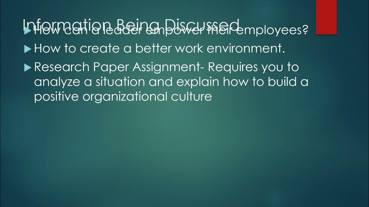 Week 4 Introduction - YouTube