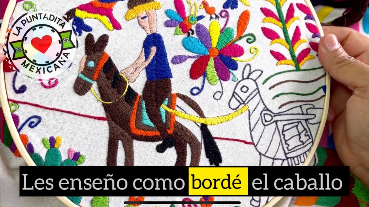 ️Les enseño cómo bordar estilo TENANGO #bordado #embroidery - YouTube